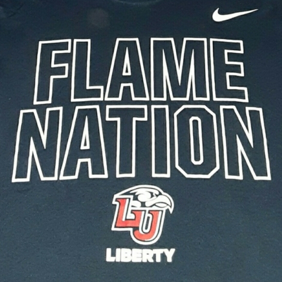 Nike | Shirts | Liberty Flames Nike Jersey Shirt Virginia Football ...